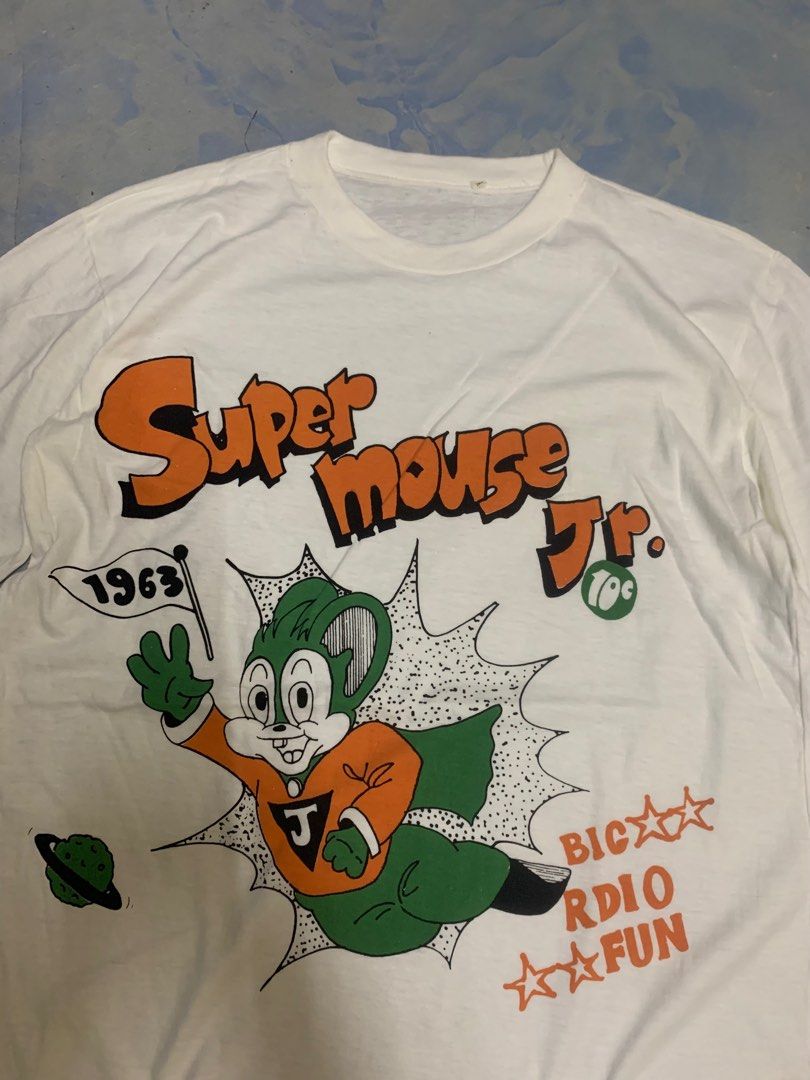 Vintage super mouse jr, Men's Fashion, Tops & Sets, Tshirts & Polo ...