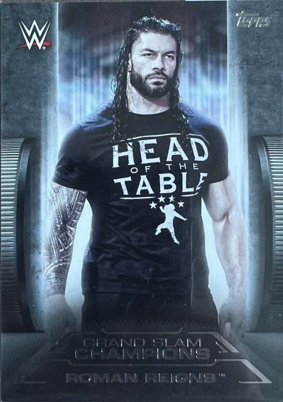 WWE CARDS | Roman Reigns | Grand Slam Champion '22, Hobbies & Toys ...