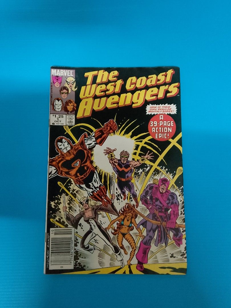 1st cover & full app Headlok ( The West Coast Avengers #10 ) Al Milgrom ...