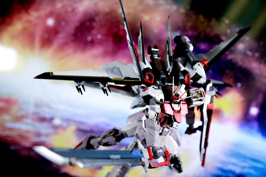 2手 MB Metal Build 嫣紅突擊高達 (鳳凰裝備+紅西 大劍) STRIKE ROUGE ＋ OOTORI STRIKER ...