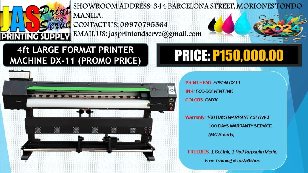 6ft LARGE FORMAT PRINTER MACHINE, Computers & Tech, Printers, Scanners ...