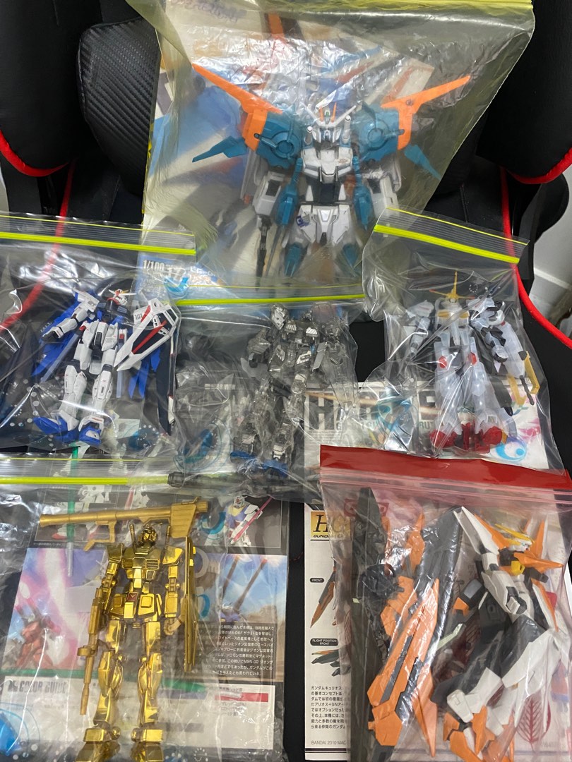 高達 Gundam MG RG HG 疾風強襲 自由高達 獨角獸 妖天使 端白星 透明版 rx-78, 興趣及遊戲, 玩具 & 遊戲類 - Carousell