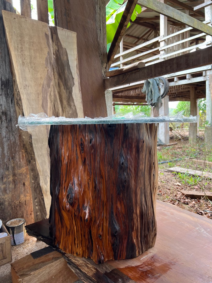 Meja kopi cengal lama, Furniture & Home Living, Furniture, Tables ...