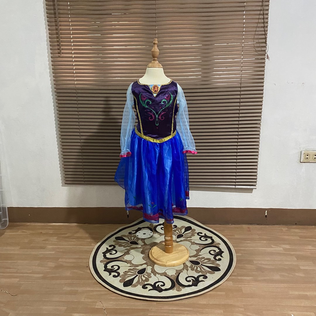 Ana Frozen Costume, Babies & Kids, Babies & Kids Fashion on Carousell