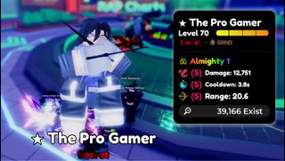 sung jin woo (the pro gamer) anime defenders, Video Gaming, Video Games ...