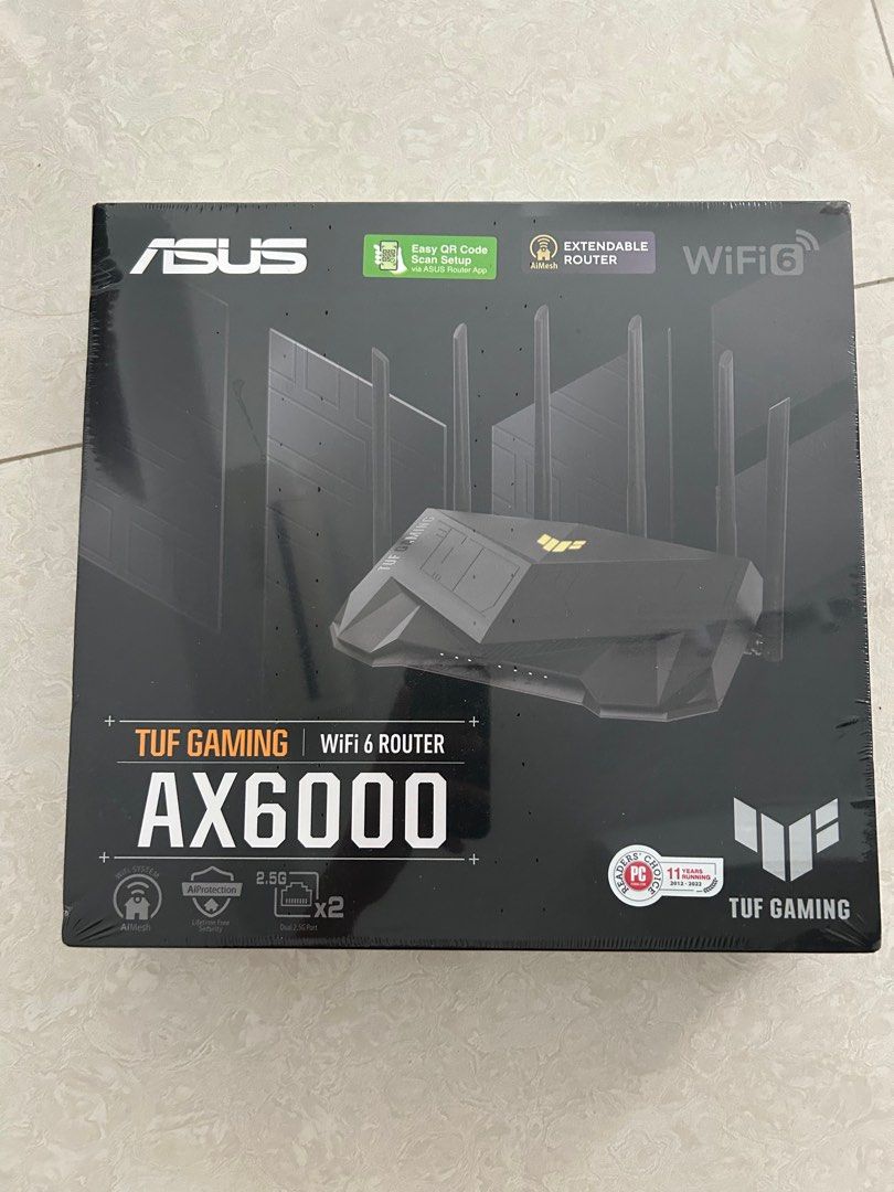 ASUS TUF-AX6000 TUF Gaming AX6000 Dual Band WiFi 6 Gaming Router ...
