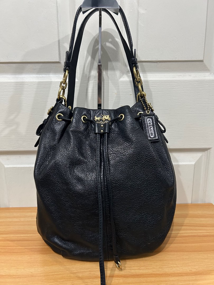 Authentic Coach bucket bag, Luxury, Bags & Wallets on Carousell