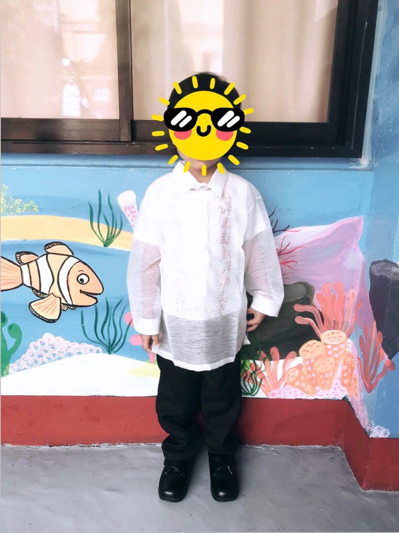 Barong Tagalog kids for rent, Babies & Kids, Babies & Kids Fashion on ...