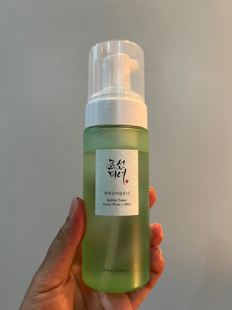 Beauty of Joseon Bubble Toner Green Plum + AHA, Beauty & Personal Care ...