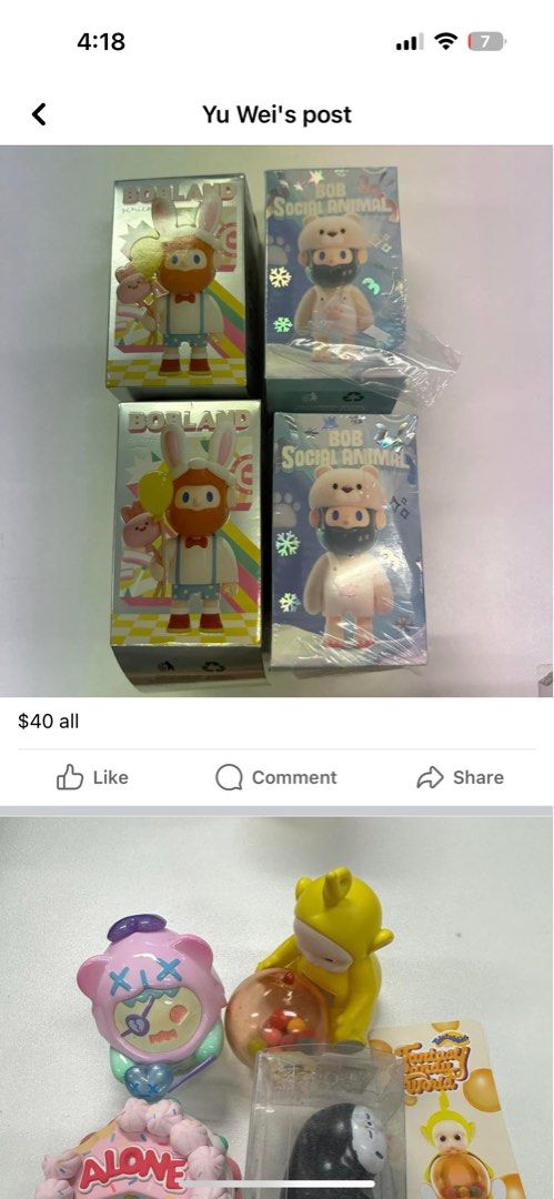 Blind box farmer bob shin woo cat pop mart badge molly, Hobbies & Toys ...