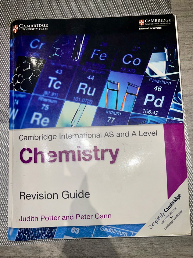 Cambridge International AS and A Level Chemistry Revision Guide ...