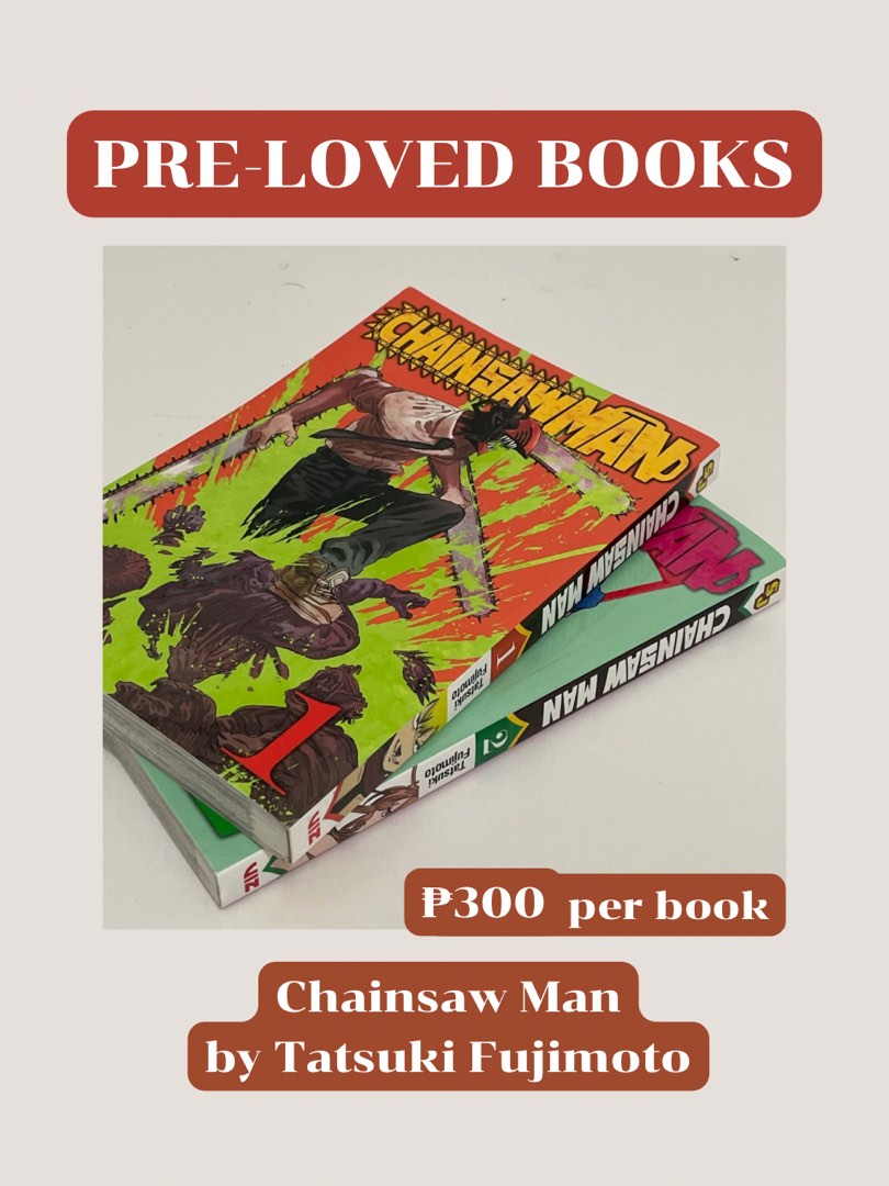 Chainsaw Man by Tatsuki Fujimoto | SECONDHAND/PRELOVED BOOKS FOR SALE ...