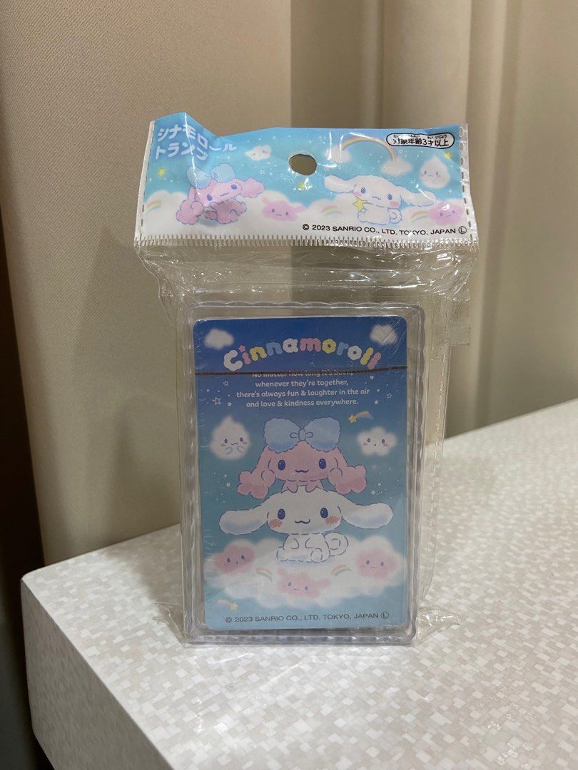 Cinnamoroll Playing Cards Decor, Furniture & Home Living, Home Decor ...