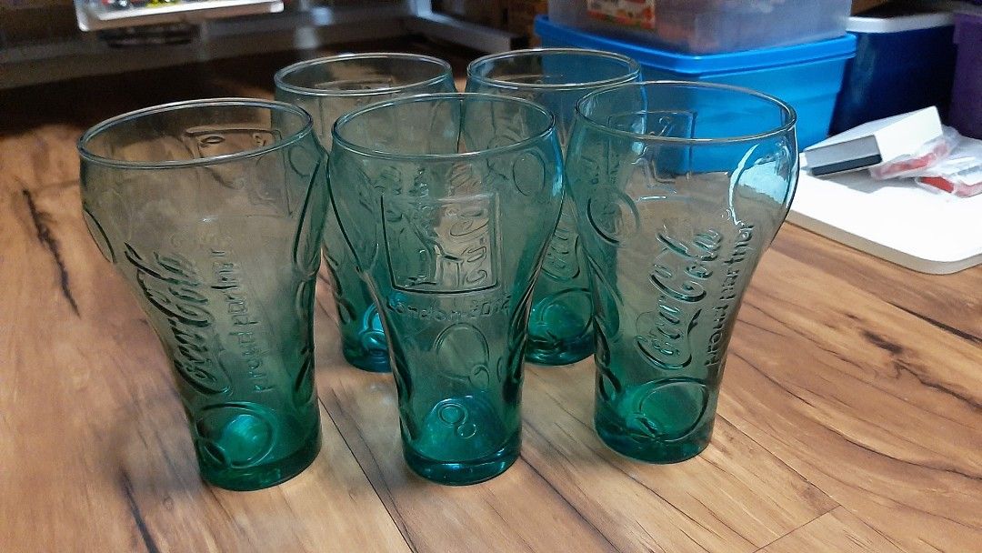 COCA COLA GLASS COLLECTION, Hobbies & Toys, Toys & Games on Carousell