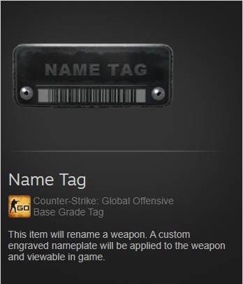 CSGO CS2 Name Tag [Instant Trade] cs go, Video Gaming, Gaming ...