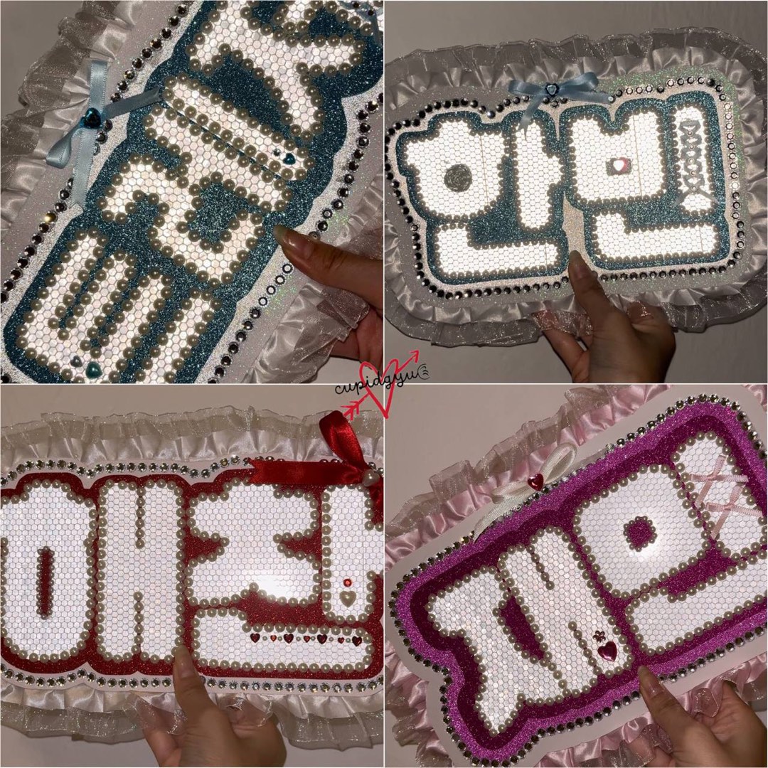 custom kpop name board for concerts zb1 riize boynextdoor tws txt bts ...