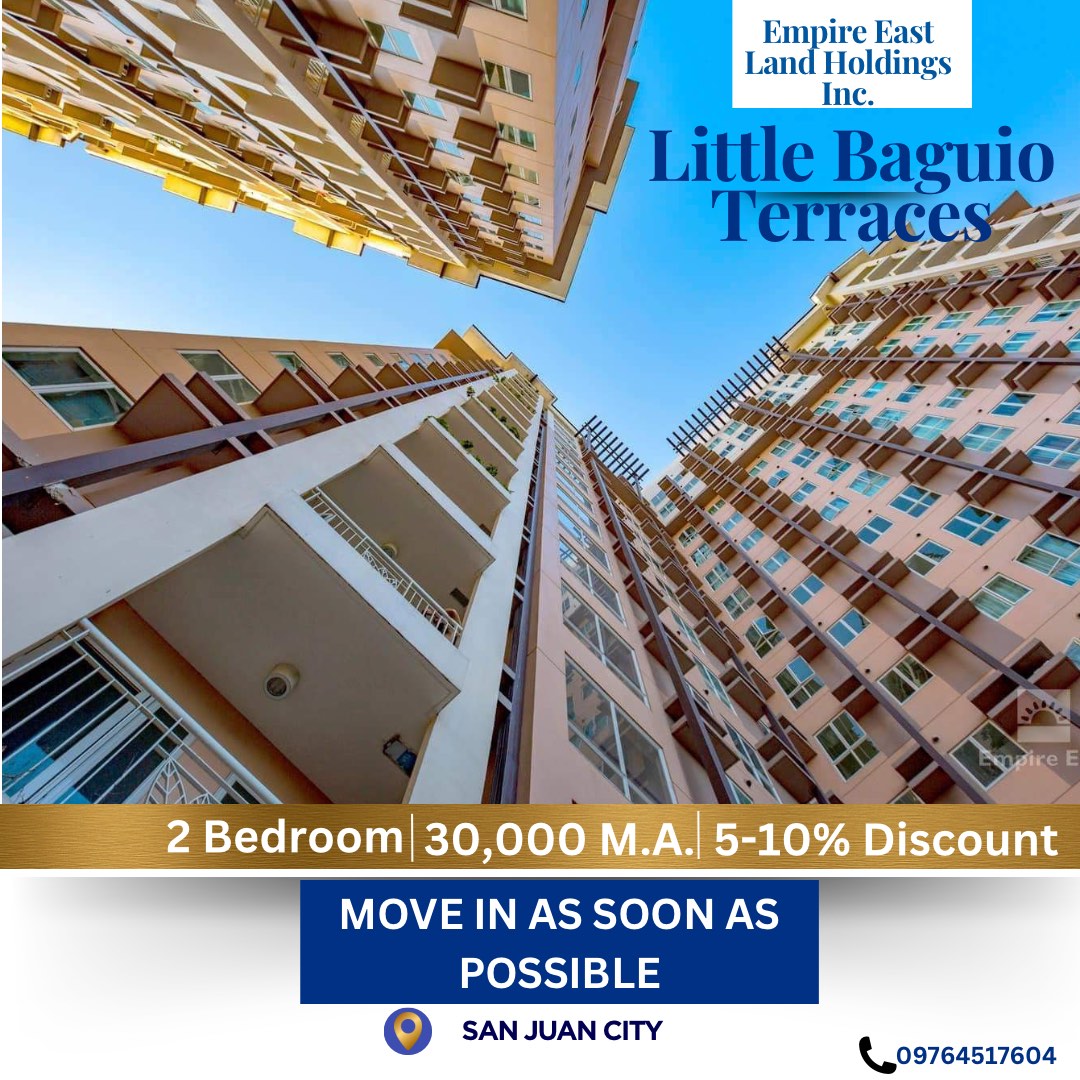 DISCOUNTED UNITS AT LITTLE BAGUIO TERRACES IN SAN JUAN RENT TO OWN ...