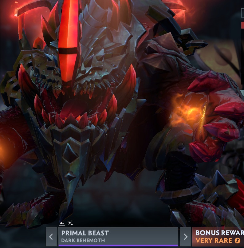 Dota2 PB Primal Beast Collector Cache - Dark Behemoth [Need friend 30 ...