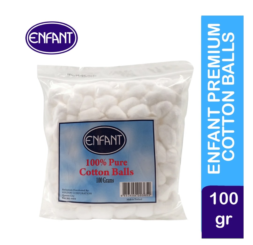 Enfant Premium Cotton Balls 100g, Beauty & Personal Care, Bath & Body ...