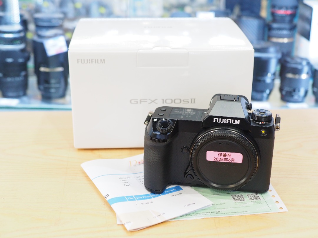 全新一樣行貨有保養Fujifilm GFX 100s II / gfx100 s MK2 保用至2025年6月, 攝影器材, 相機 ...