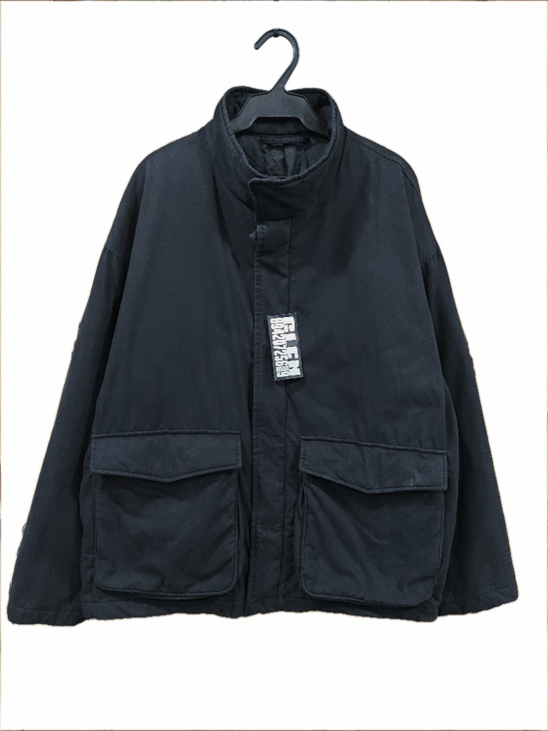 GU by Uniqlo Padded Field Collar Blouson Jacket MENS (Black), Men's ...
