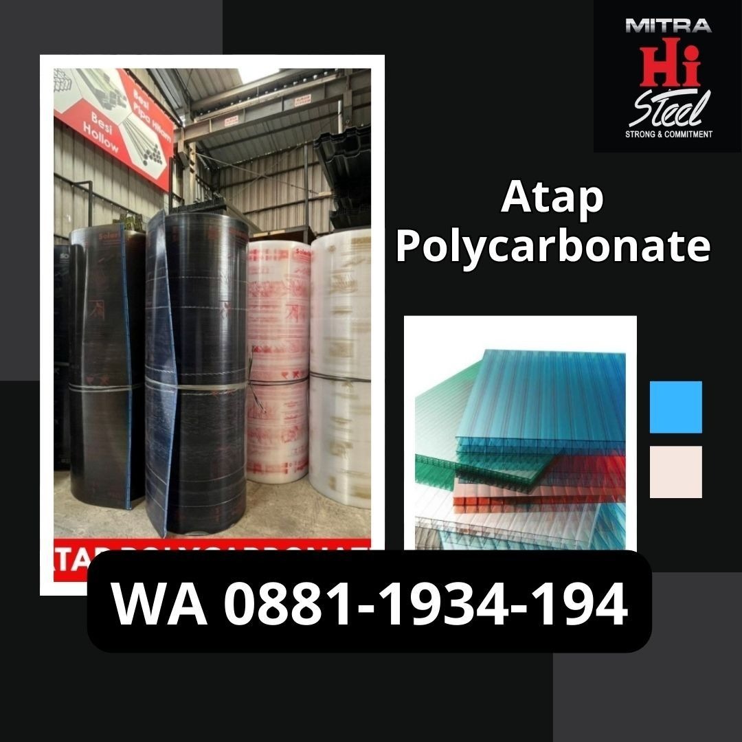 Harga Atap Polycarbonate Per Lembar Cirebon WA 0881.1934.194 HiSteel Cirebon, Perabotan Rumah di ...