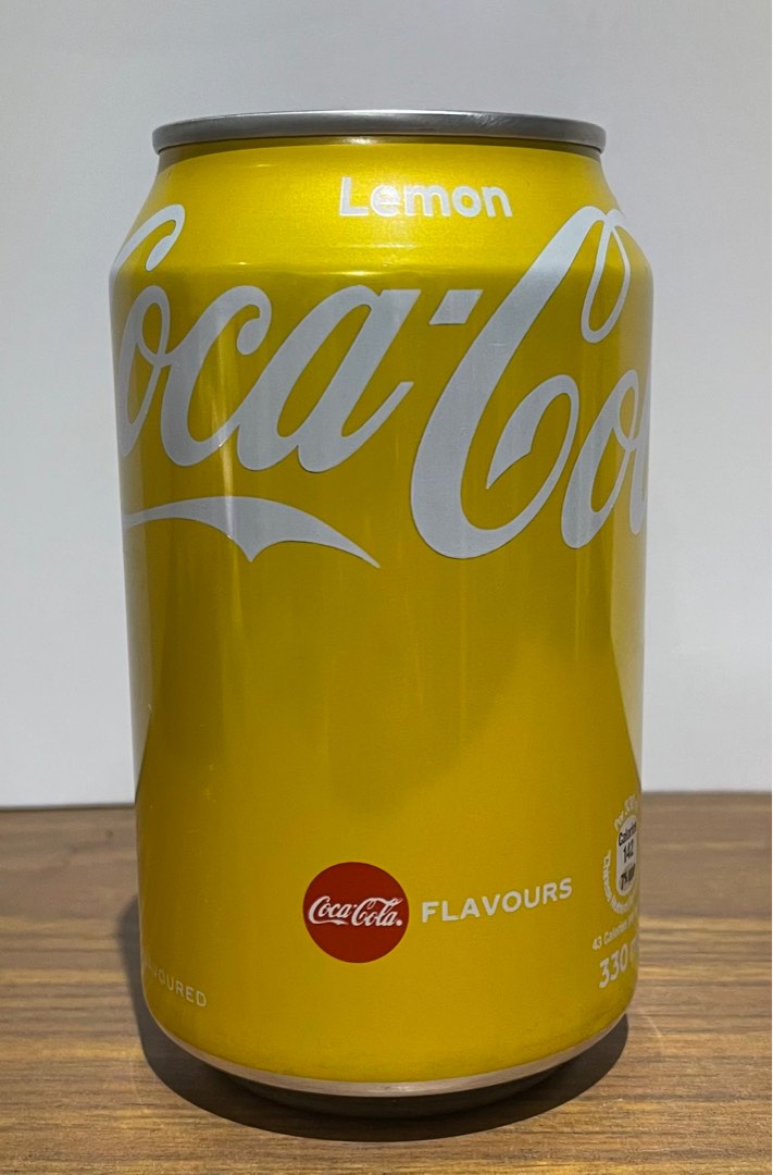 Hong Kong Coca Cola Lemon Flavour 330ml Can, Food & Drinks, Beverages ...