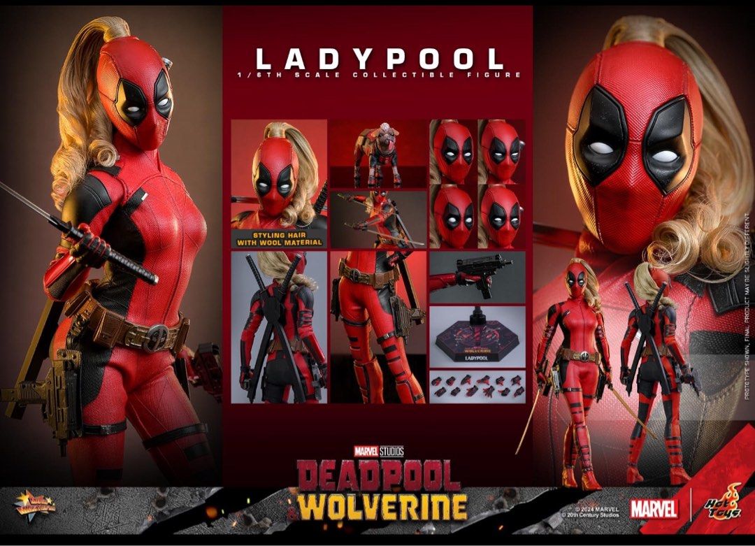 Hottoys ladypool hot toys lady pool deadpool wolverine, 門票＆禮券, 禮品卡、印花 ...