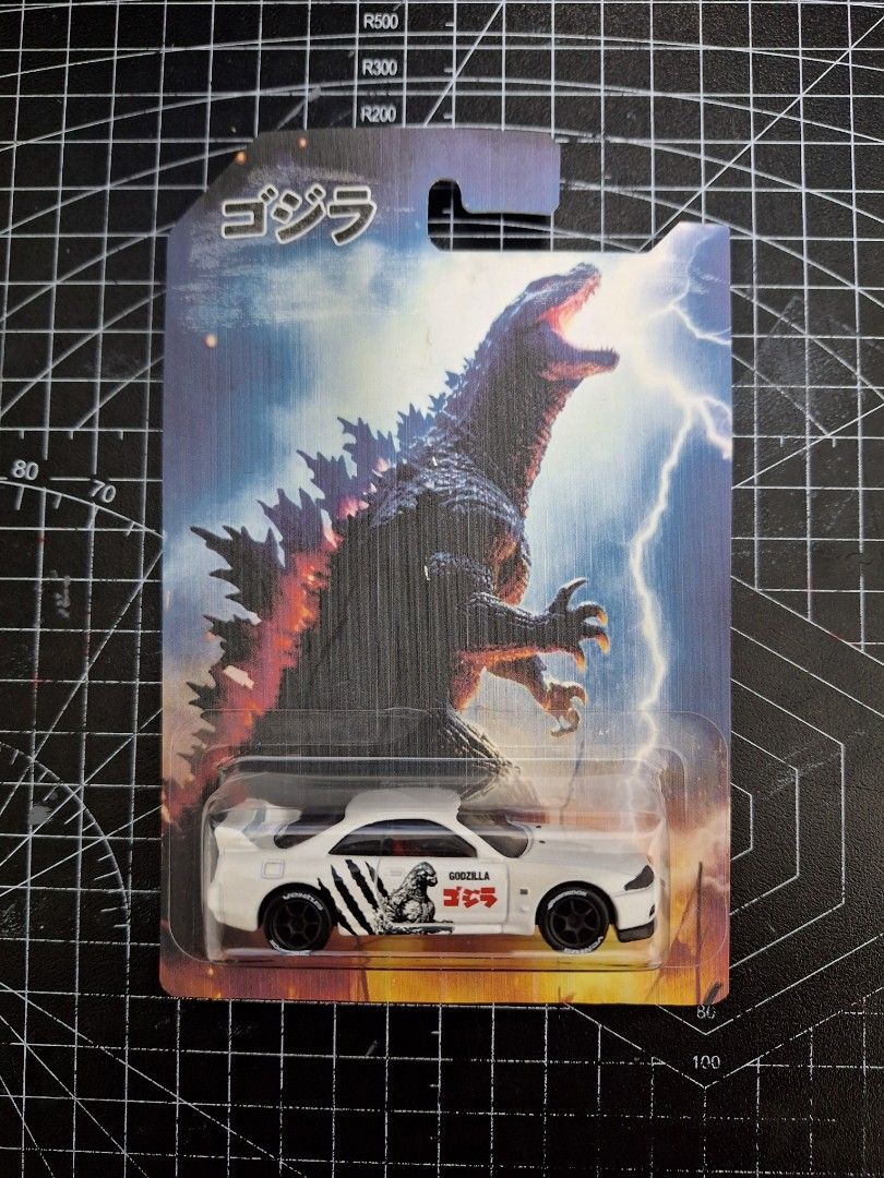 Hotwheels Godzilla R33 "Premium" custom, Hobbies & Toys, Toys & Games ...