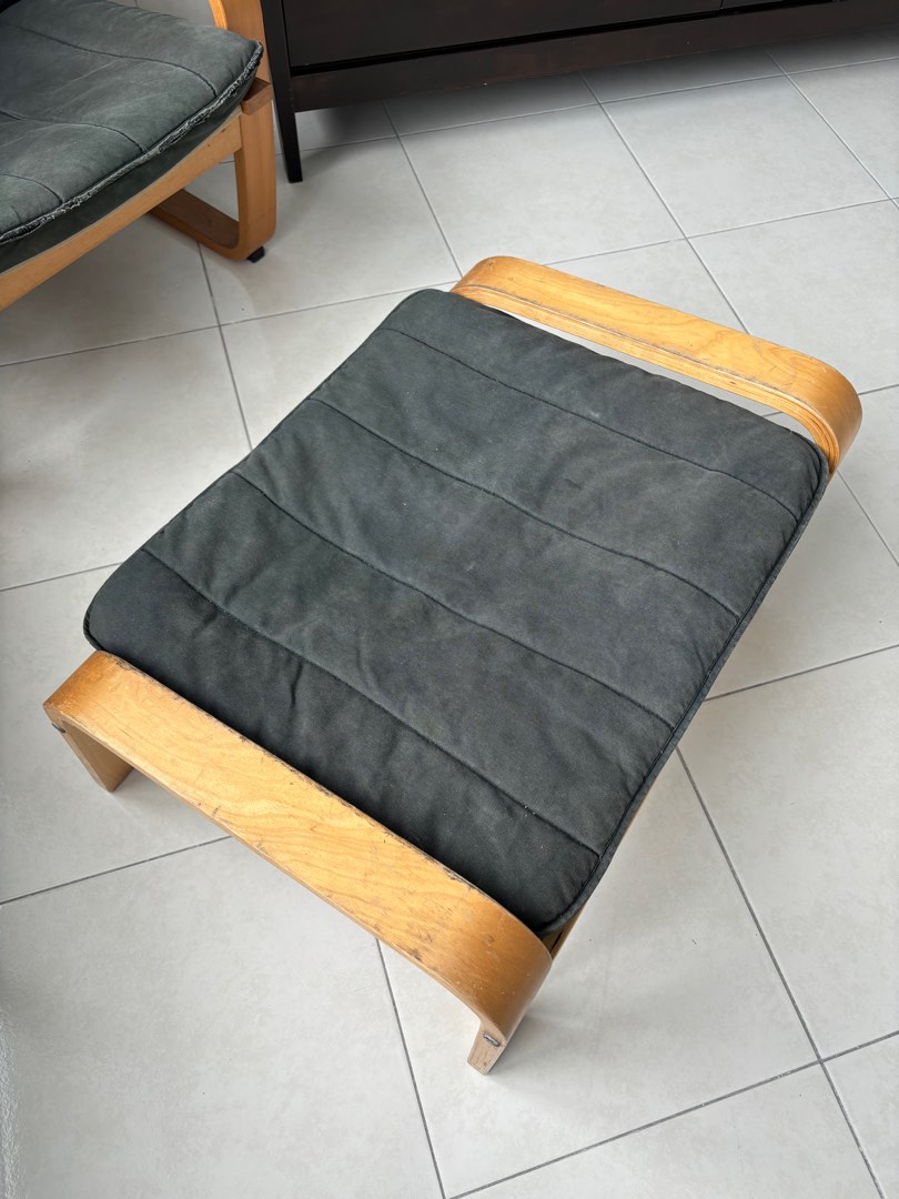 Ikea poang footstool tempat letak kaki, Furniture & Home Living ...