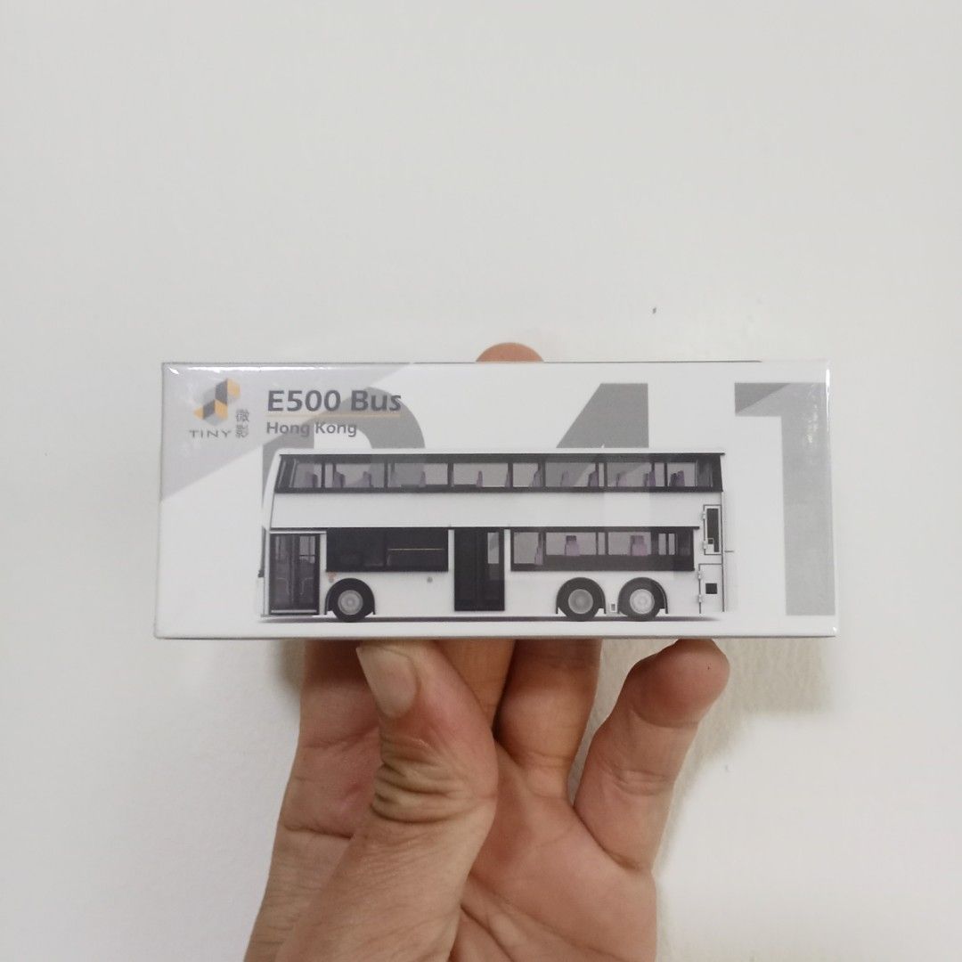 [IN HAND] TINY CITY DIECAST 1/110 (P41) HONG KONG E500 DOUBLE DECKER BUS HK, Hobbies & Toys ...