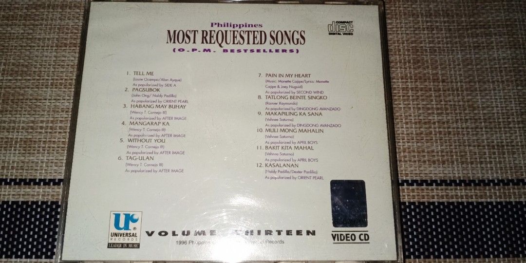 Karaoke Vcd All Original Hits, TV & Home Appliances, TV & Entertainment ...
