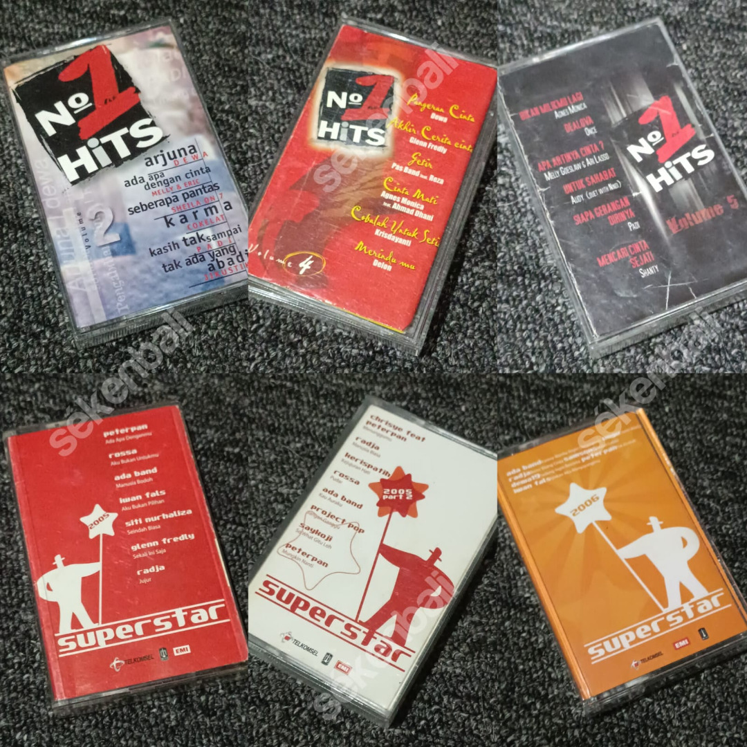 Kaset Pita Kumpulan Lagu Hits Indonesia 2000an - Kaset Tape Bekas Original - Kaset Pita Lagu ...