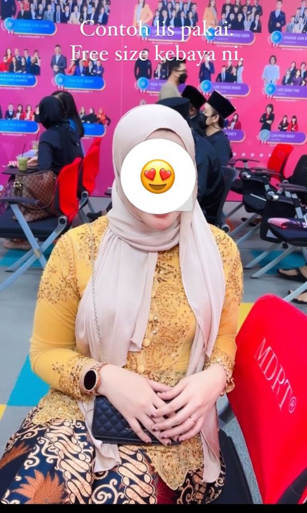 KEBAYA BYMISSFIFY MANIK INDONESIA - Yellow, Women's Fashion, Muslimah Fashion, Baju Kurung ...