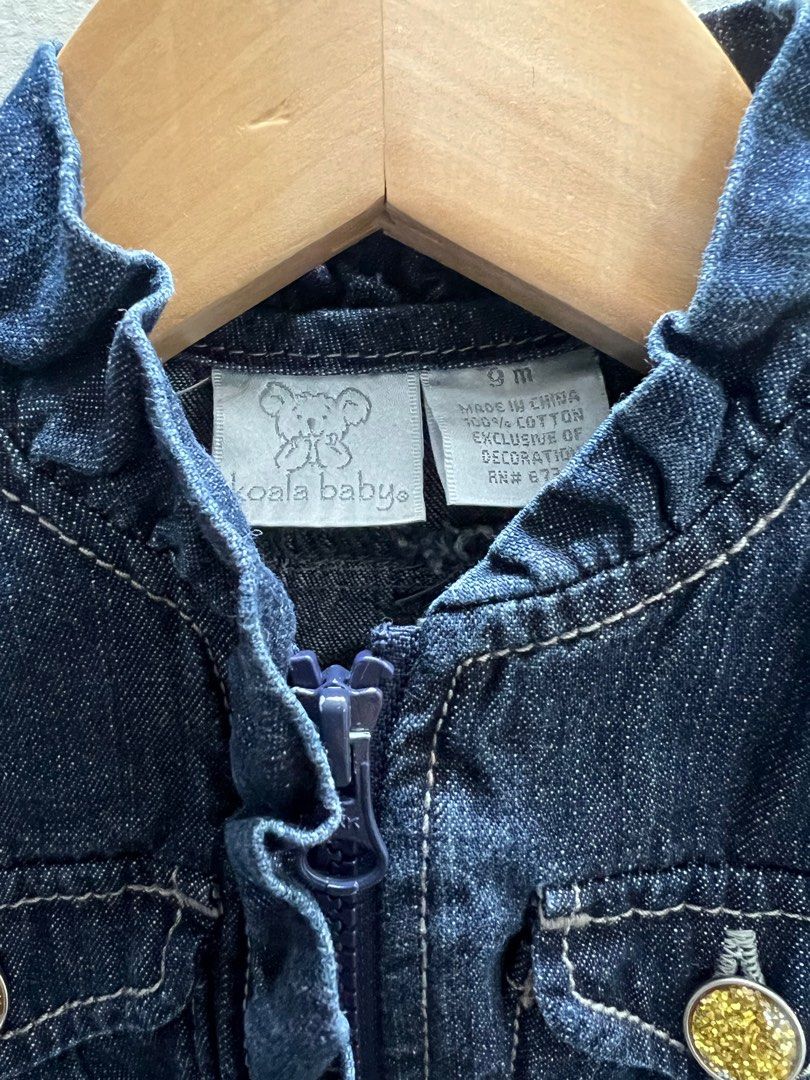KOALA BABY Denim Jacket, Babies & Kids, Babies & Kids Fashion on Carousell