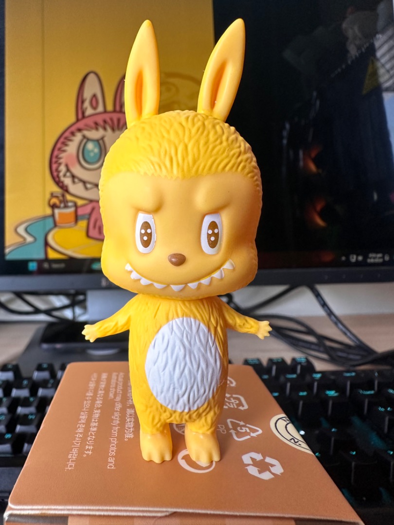 Labubu How2Work - Labubu Grazy Yellow The Little Monsters Mini Series 2 ...