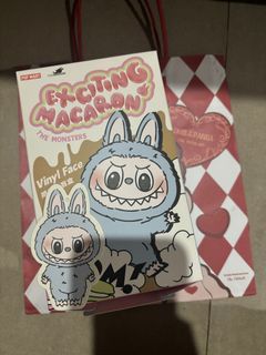 Labubu Macaron Pop Mart Indonesia Sea Salt as Seen Lisa Blackpink, Toys ...