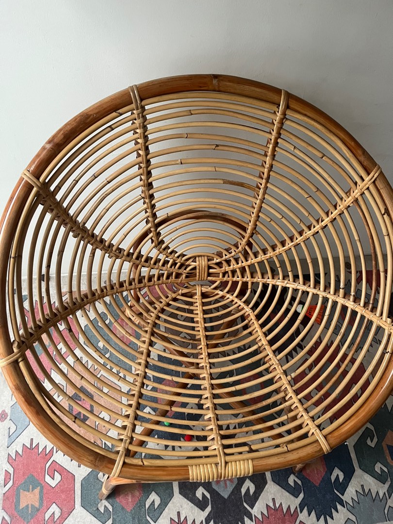 Large Rattan Chair/Kerusi Rotan Besar, Furniture & Home Living ...