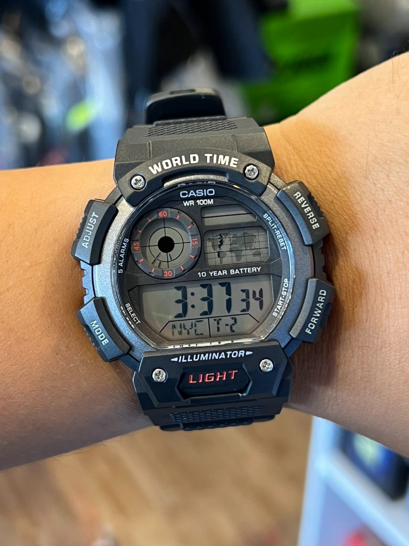 LEGIT CASIO WATCH - AE-1400WH-1A MEN'S WATCH COMPLETE PACKAGE, Men's ...