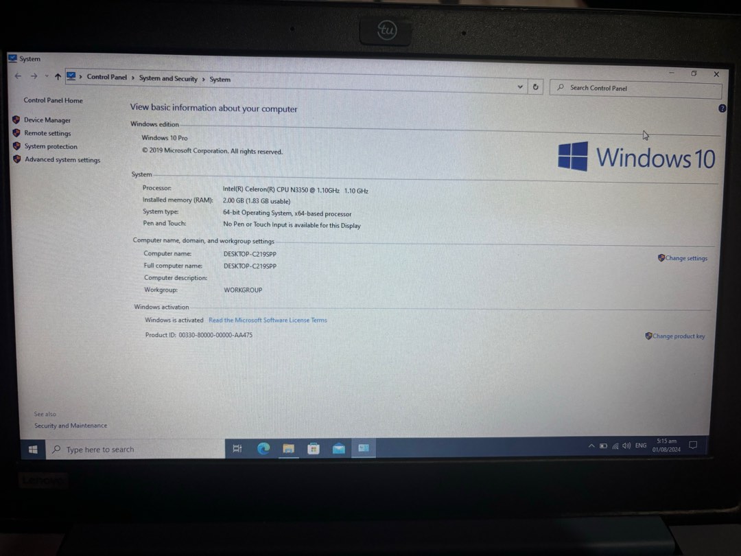 Lenovo winbook ideapad 120S-11IAP, Computers & Tech, Laptops ...