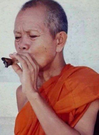 LP Koon Roop Tai / BE 2557 / Wat Ban Rai / Temple Chop With Cane Takrut ...