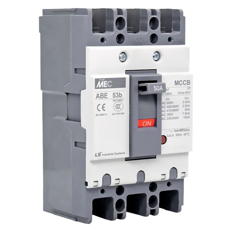 LS Industrial Meta MEC ABE Moulded Circuit Breaker MCCB 3 POLE ABE53B ...