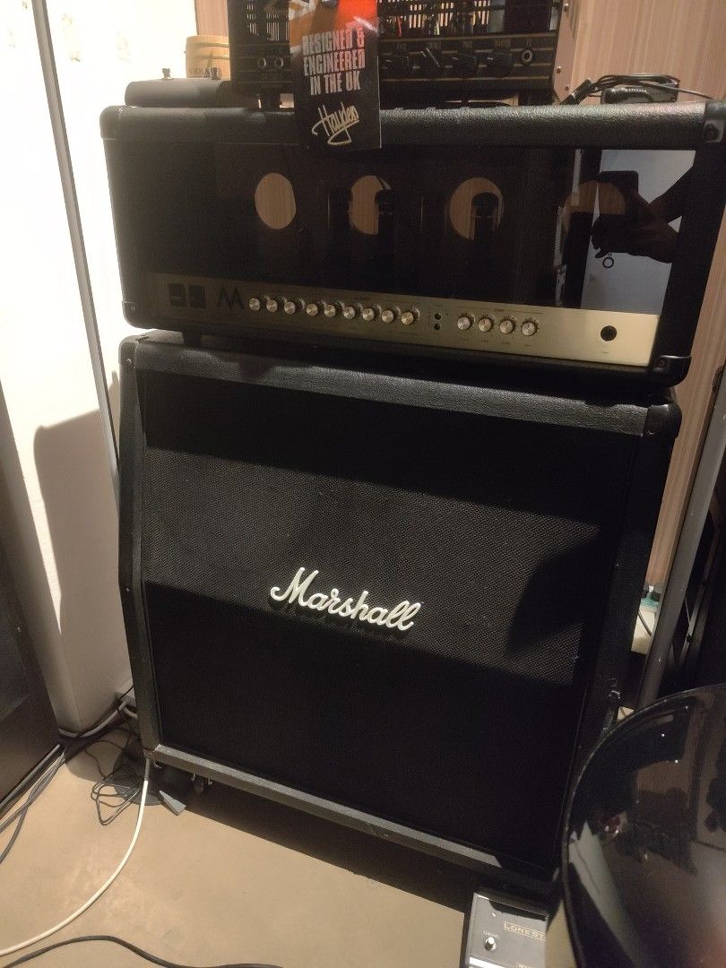 Marshall MA100- Head & Cabinet (Plexiglass Front & Back Mod), Hobbies ...