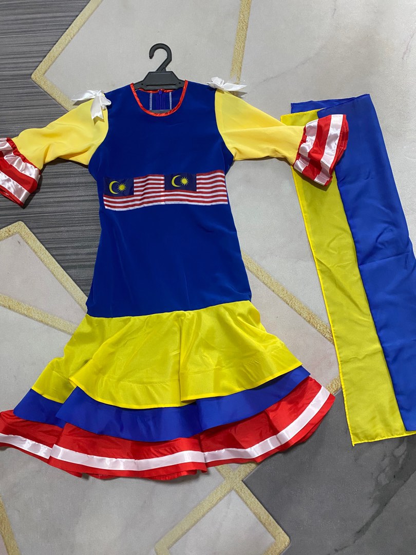 Merdeka dress, Babies & Kids, Babies & Kids Fashion on Carousell