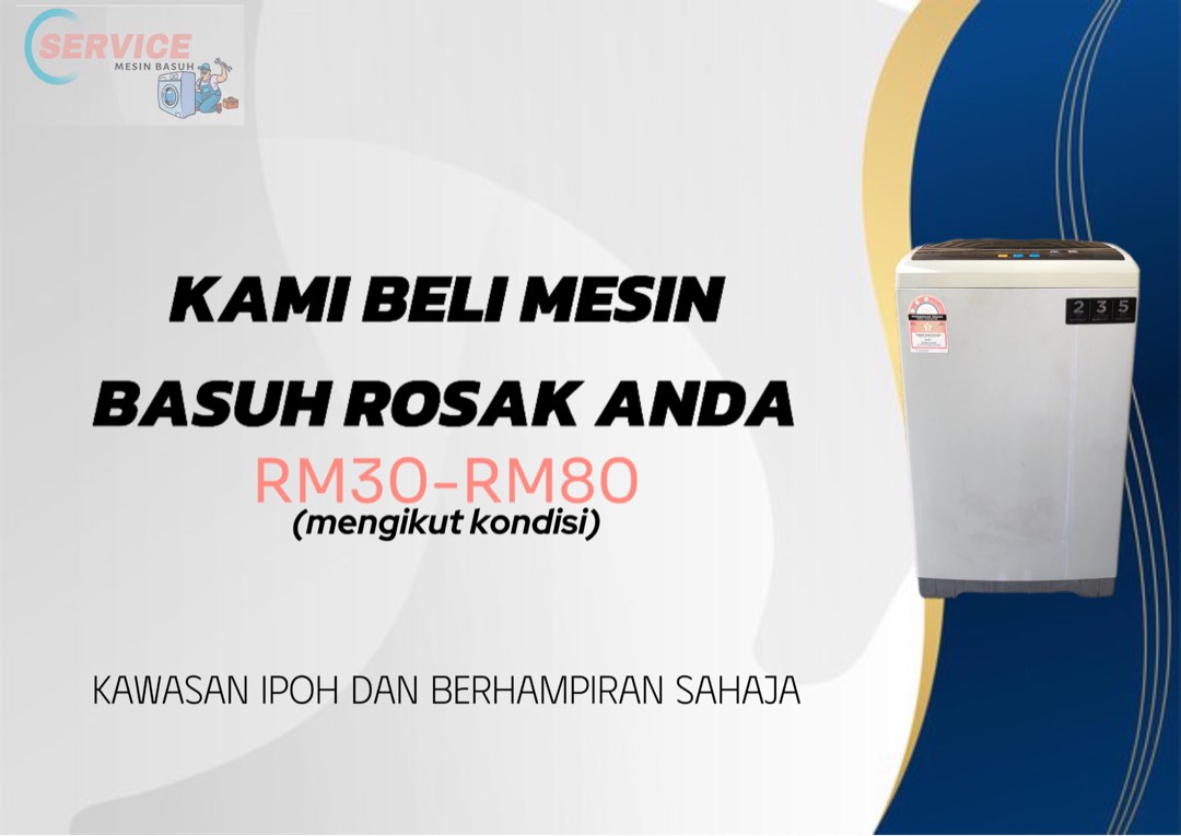 MESIN BASUH ROSAK, TV & Home Appliances, Washing Machines and Dryers on ...