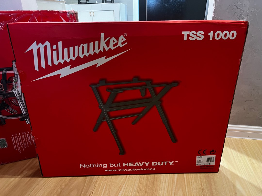 Milwaukee TSS1000 table saw legs, Furniture & Home Living, Home ...