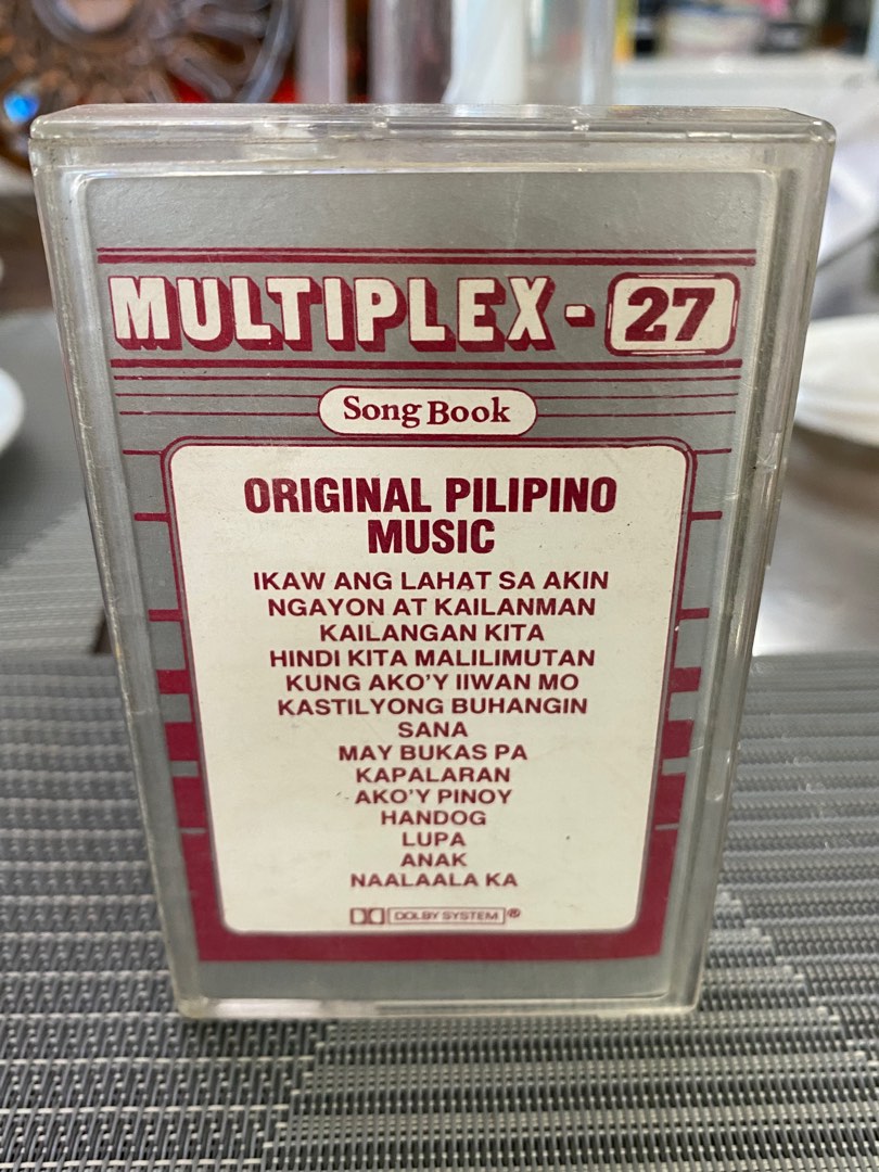 Multiplex 27 ORIGINAL PILIPINO MUSIC - OPM Philippines Cassette Tape ...