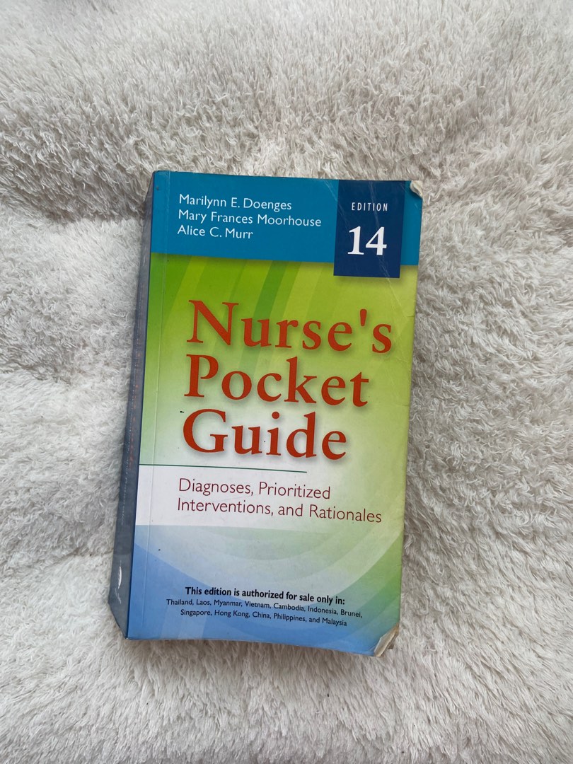 Nurses Pocket Guide (NANDA BOOK 14th ED), Hobbies & Toys, Books ...