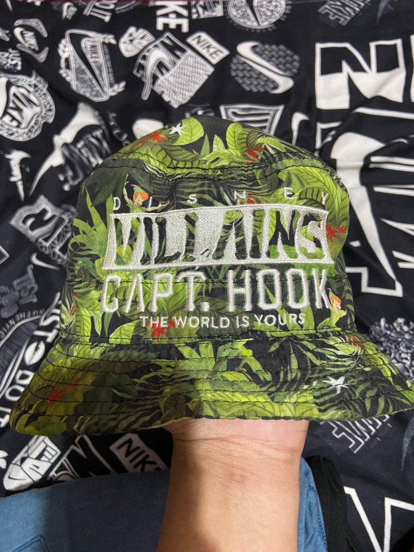 Neff X Disney Villains Captain Hook bucket hat, Men's Fashion, Watches ...