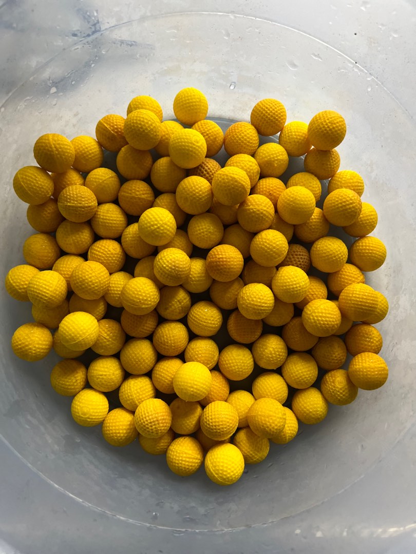 Nerf gun yellow rival bullets official nerf rival rounds , Hobbies ...